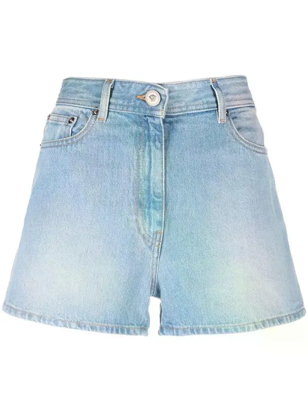 Versace Butterflies Denim Shorts
