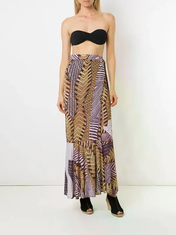 AMIR SLAMA Caminhos Wrap Skirt