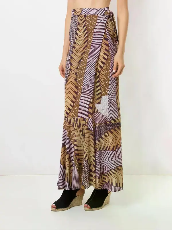 AMIR SLAMA Caminhos Wrap Skirt