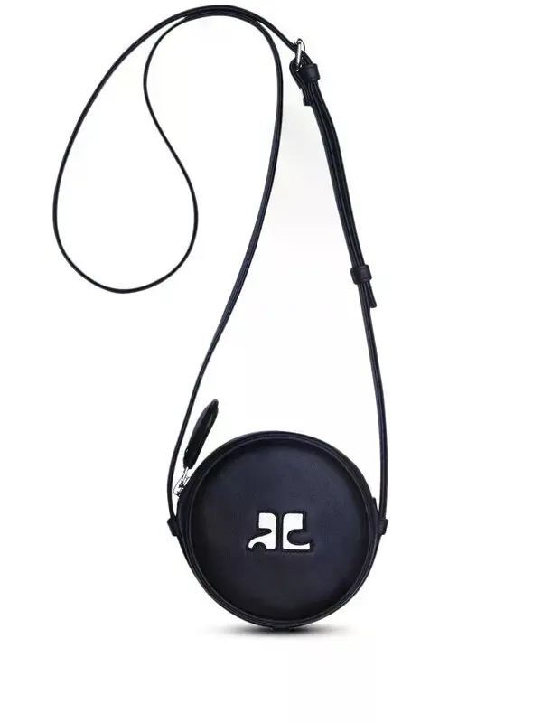 COURREGES Reedition Circle Leather Bag - Blue