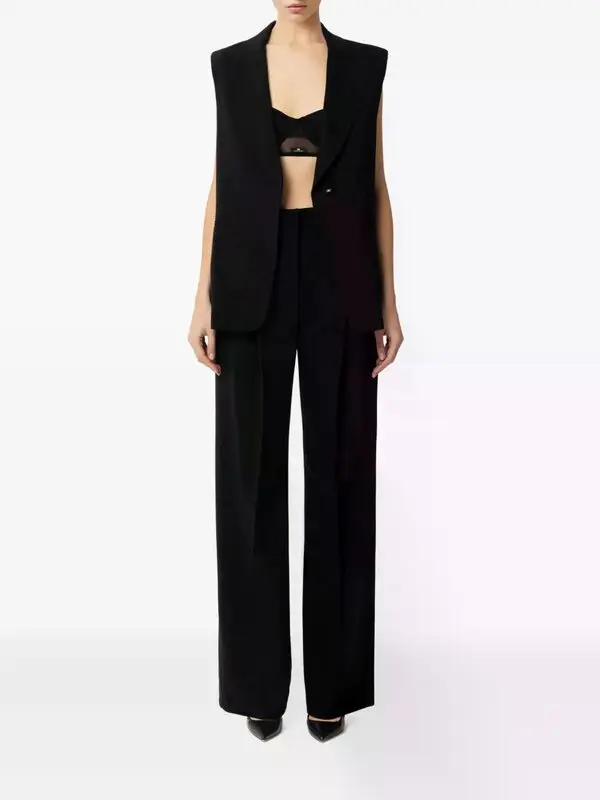 Elisabetta Franchi Stretch Tulle Bra Top