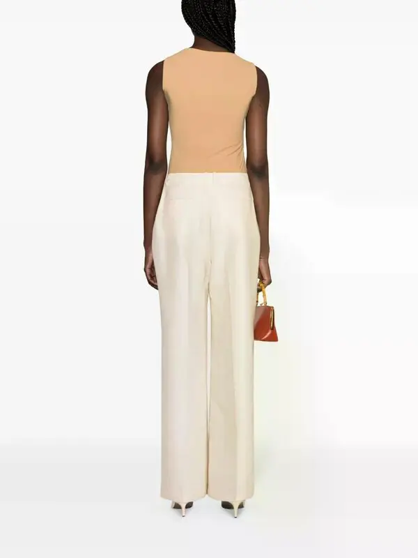 JIL SANDER Round-neck Sleeveless Bodysuit - Neutrals