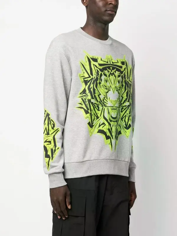 PLEIN SPORT Thunder Tiger Cotton-blend Sweatshirt