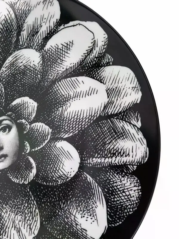 FORNASETTI Decorative Porcelain Plate