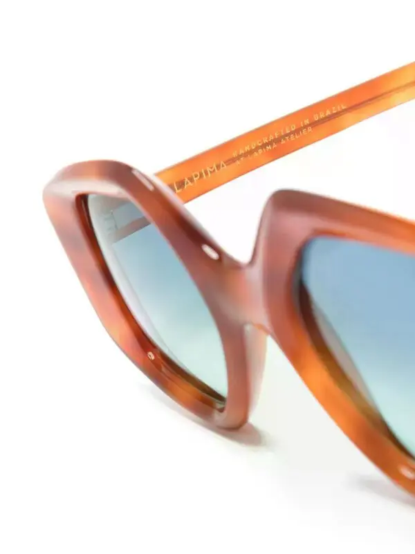 LAPIMA Stella Oversized Sunglasses - Brown