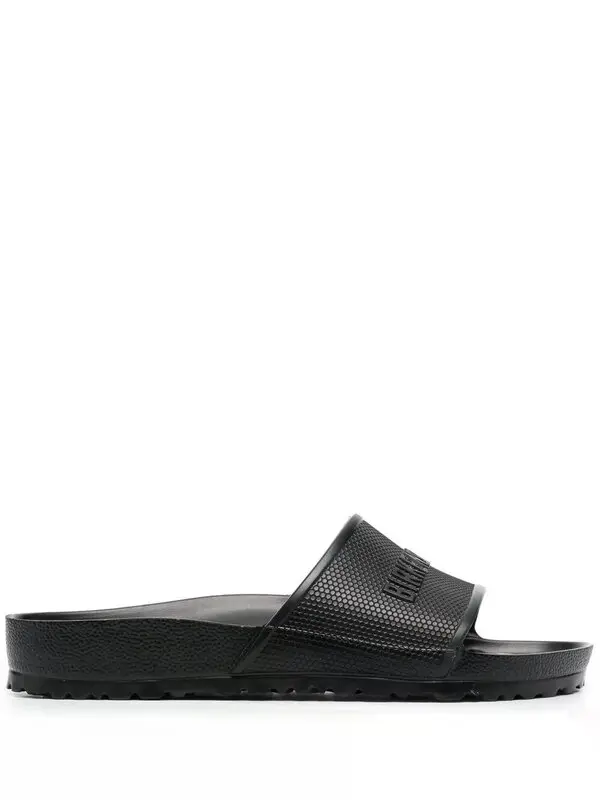 BIRKENSTOCK Barbados Logo-embossed Sliders