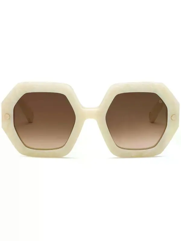 Philipp Plein Butterfly Plein First Lady Sunglasses - Neutrals