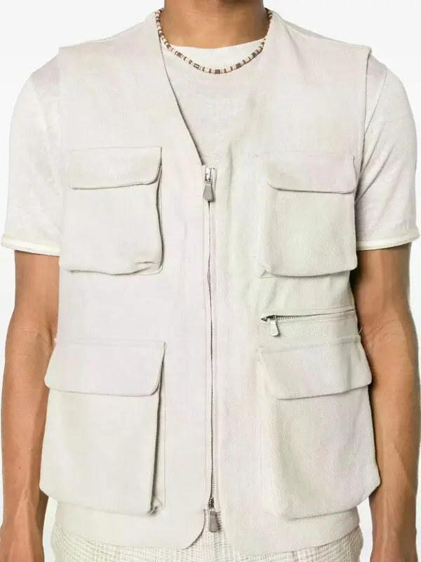 Eleventy Linen Vest