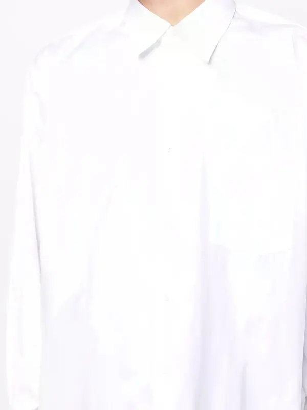 Comme Des Garçons Plain Button-down Shirt