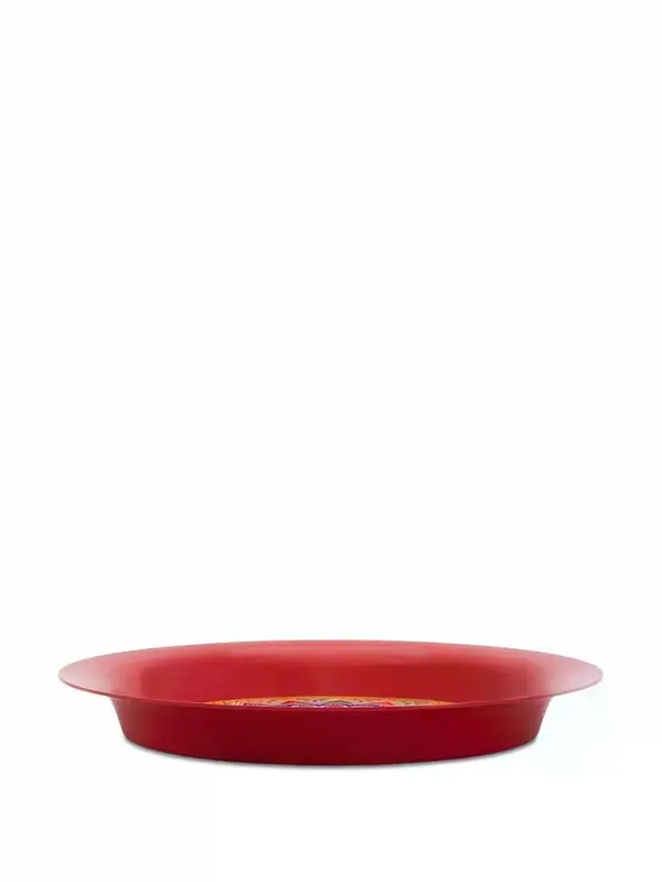 Dolce & Gabbana Carretto-print Metal Tray