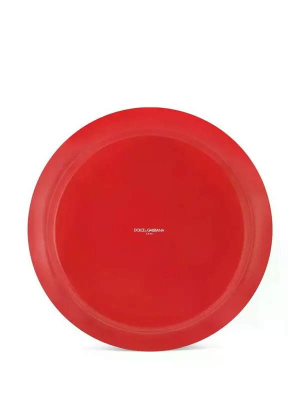 Dolce & Gabbana Carretto-print Metal Tray