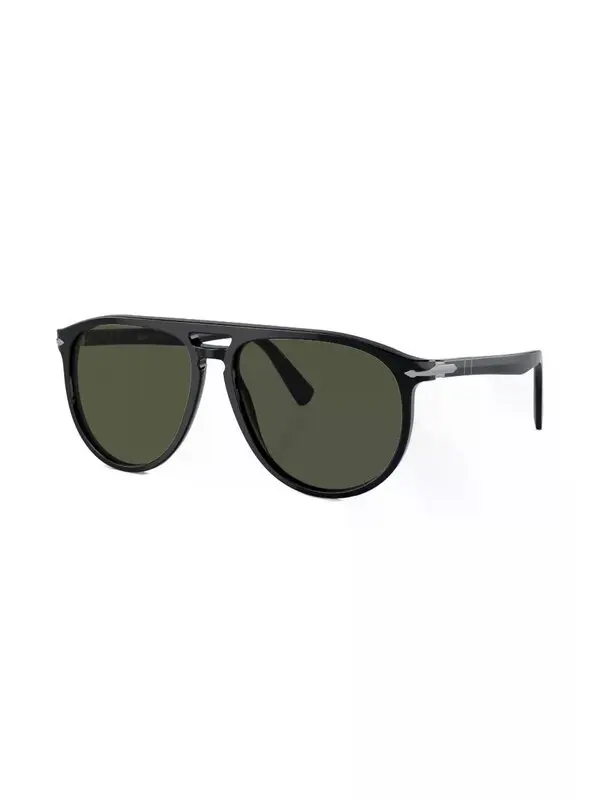 Persol Round-frame Straight-arm Sunglasses