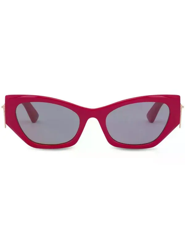 Moschino Zip-detail Cat-eye Sunglasses - Red