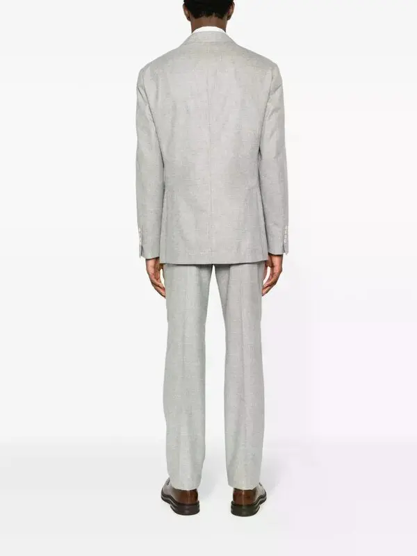 Brunello Cucinelli Double-breasted Flannel Suit