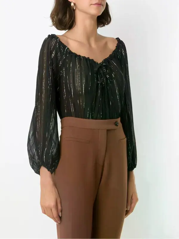 AMIR SLAMA Metallic Bodysuit