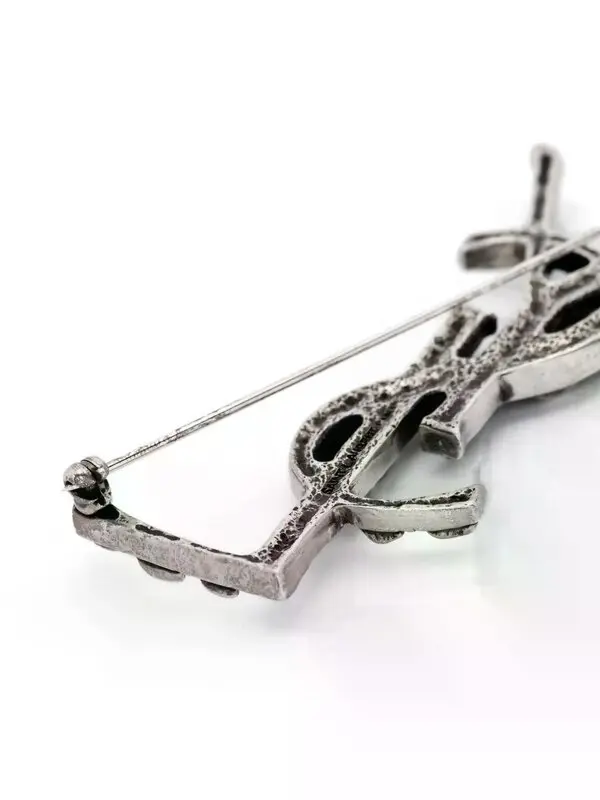 Saint Laurent Cassandre Crocodile Brooch