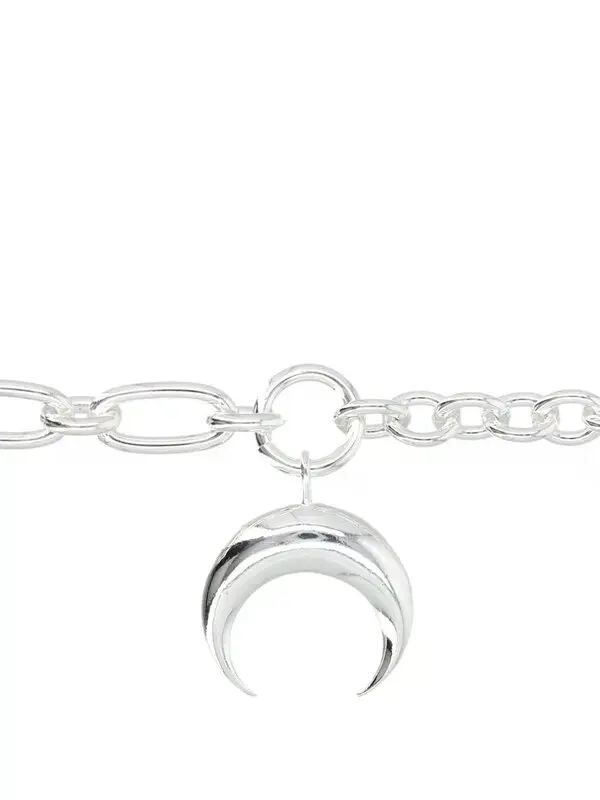 MARINE SERRE Tone Moon Pendant Necklace