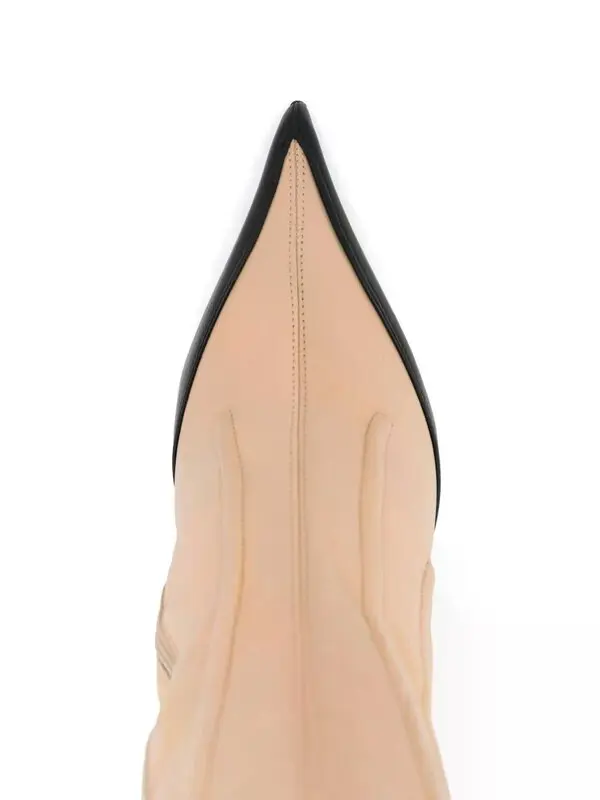 MUGLER 95mm Leather Boned Boots
