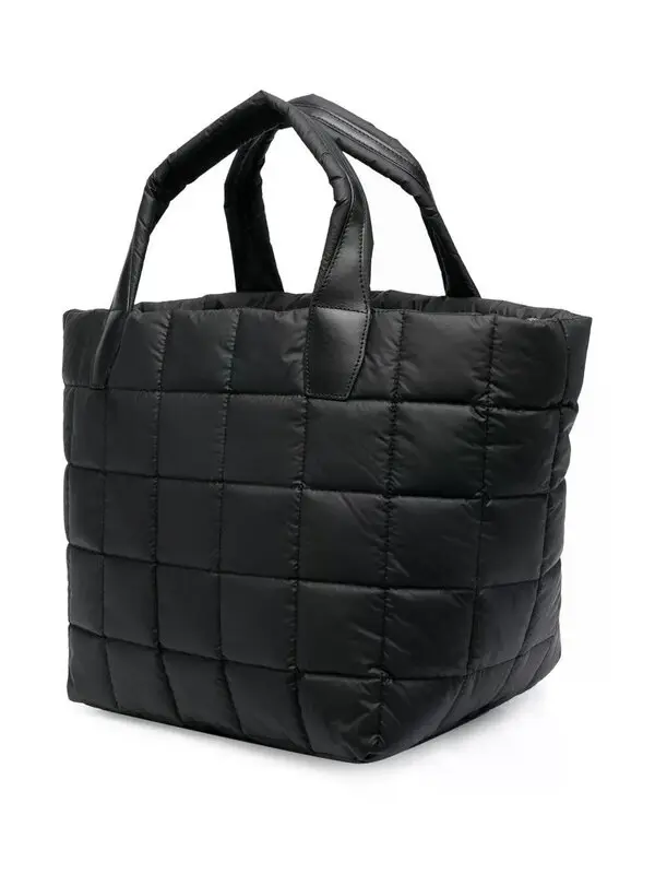 VEECOLLECTIVE Quilted Tote Bag With Removable Pouch