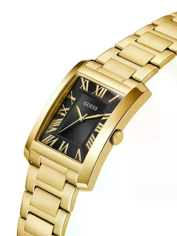 Guess 34mm Stainless Steel Rectangular Bracelet Watch
