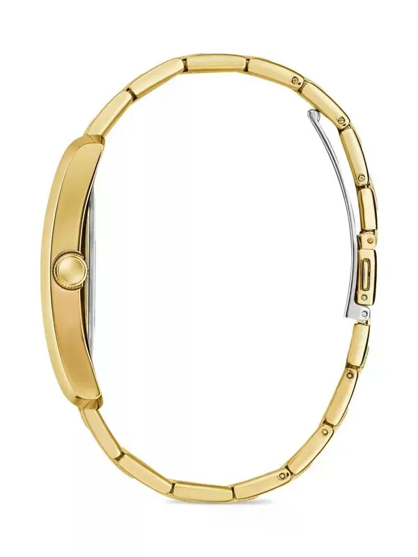 Guess 34mm Stainless Steel Rectangular Bracelet Watch