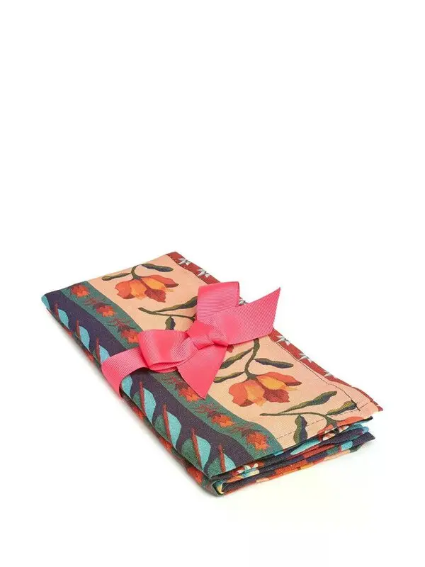 La DoubleJ Strisce Set Of Two Large Napkins