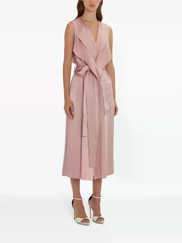 Victoria Beckham Trench Midi Dress
