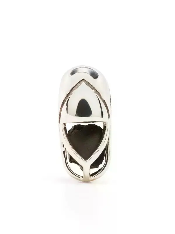 CAPSULE ELEVEN Capsule Onyx Stud Earring - Silver