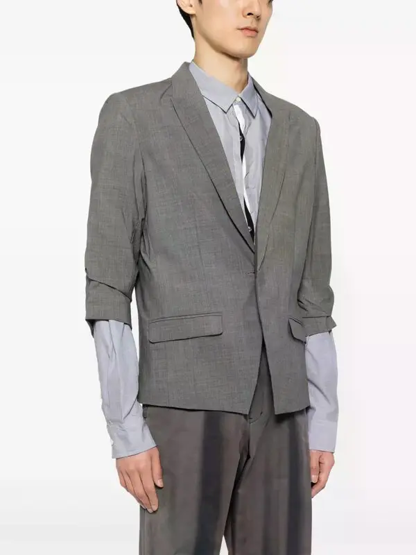 PRIVATE STOCK LABS The Darius Roll-sleeve Blazer