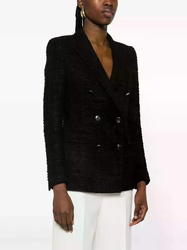 Tagliatore Double-breasted Tweed Blazer