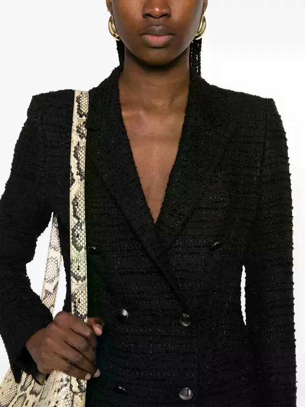 Tagliatore Double-breasted Tweed Blazer