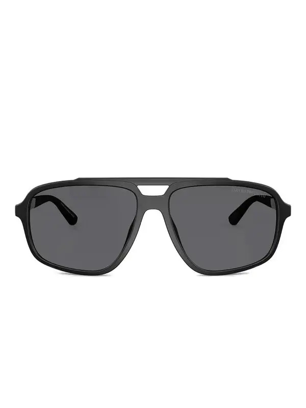 Emporio Armani Pilot-frame Sunglasses - Black