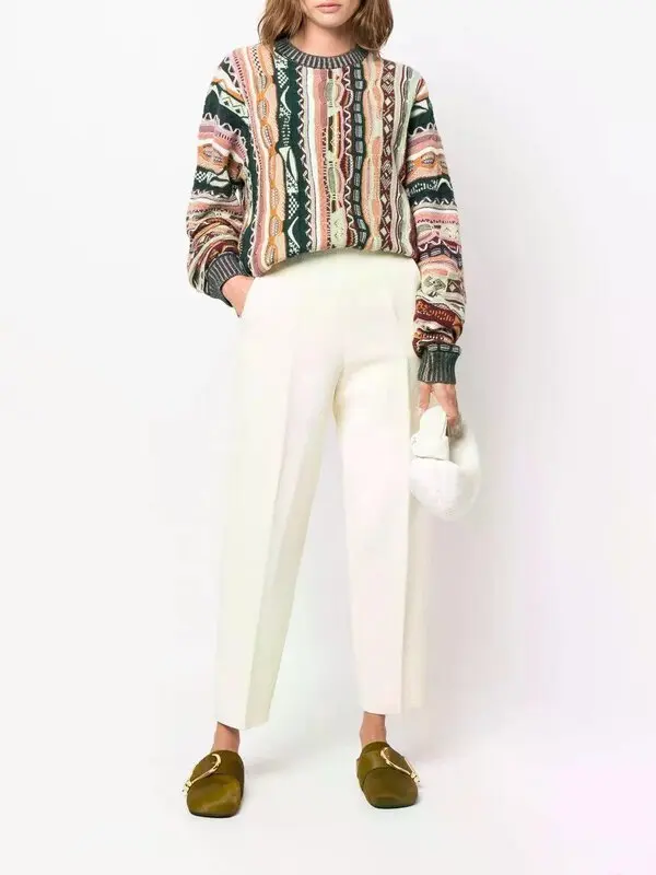FORTE_FORTE Cropped Knit Trousers