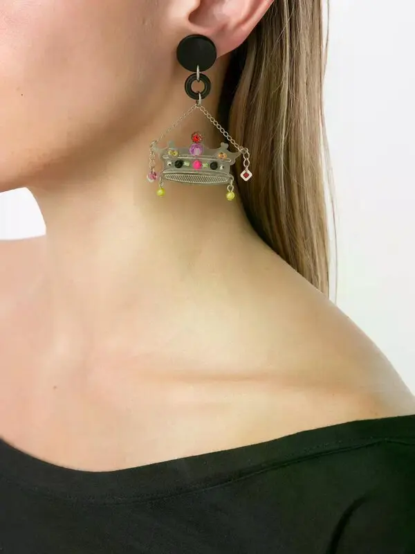 AMIR SLAMA Coroa Earrings