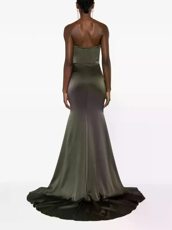 Alex Perry Strapless Floor-length Gown