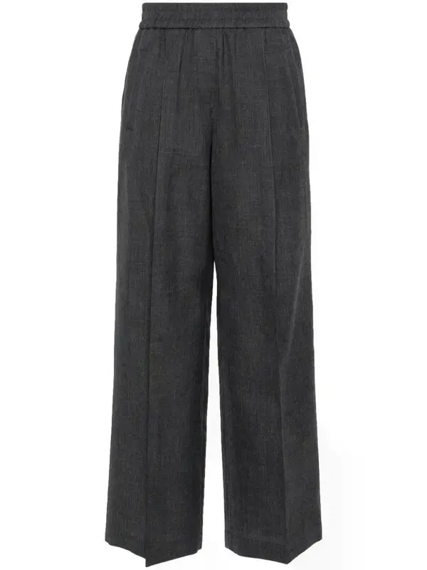Brunello Cucinelli Virgin Wool Palazzo Pants