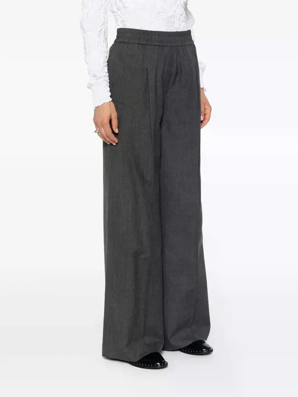 Brunello Cucinelli Virgin Wool Palazzo Pants