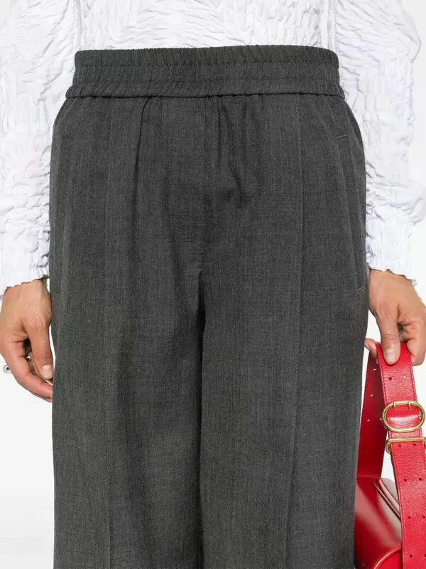 Brunello Cucinelli Virgin Wool Palazzo Pants