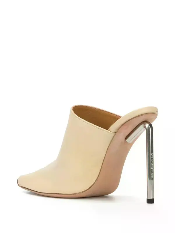 Off-White Allen Square-toe Mules - Neutrals