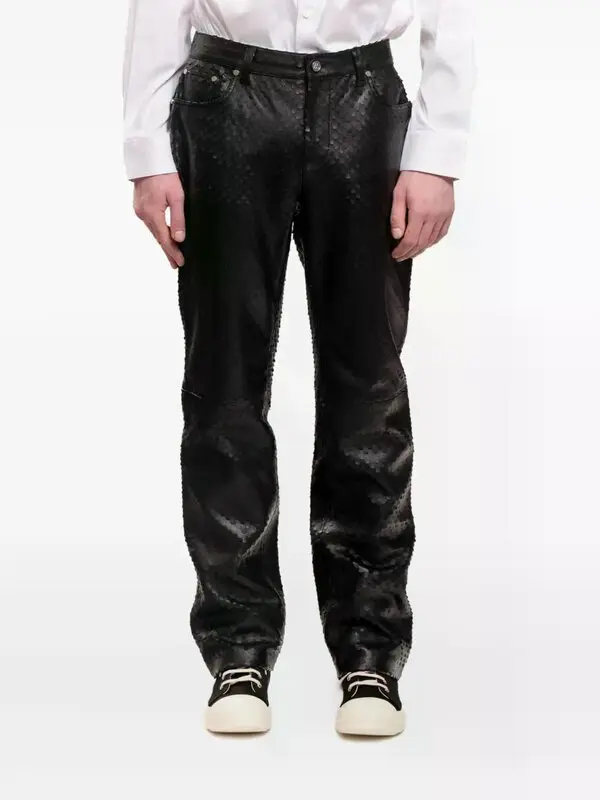 Helmut Lang Leather Worker Pants