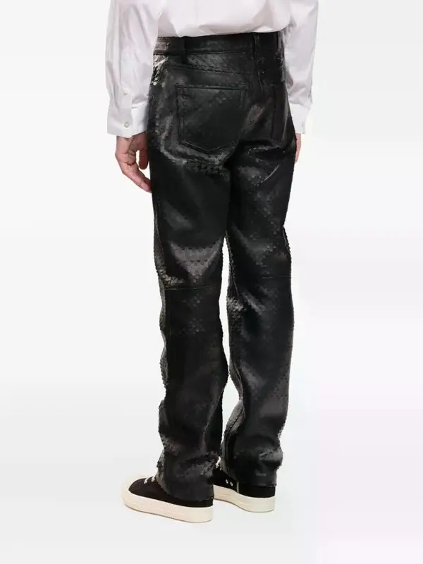 Helmut Lang Leather Worker Pants