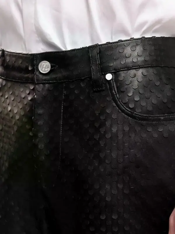 Helmut Lang Leather Worker Pants