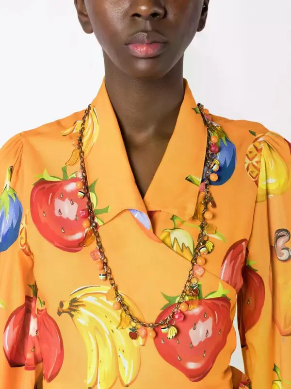 AMIR SLAMA Fruit-charm Chain Necklace
