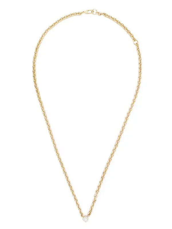 Lizzie Mandler 18kt Yellow Diamond Chain Necklace - Gold