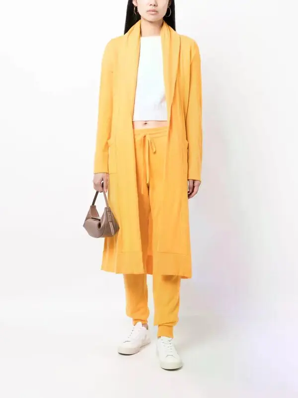 TEDDY CASHMERE Venezia Open-front Cashmere Cardigan - Orange