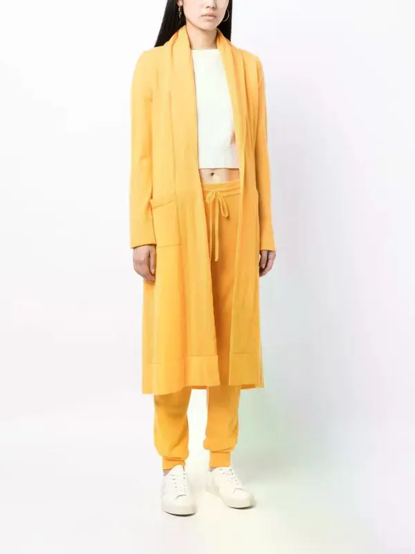 TEDDY CASHMERE Venezia Open-front Cashmere Cardigan - Orange