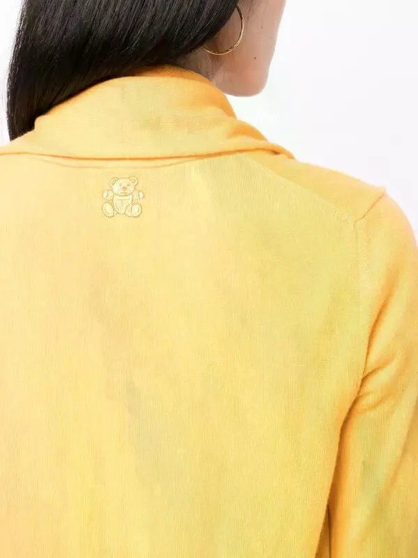TEDDY CASHMERE Venezia Open-front Cashmere Cardigan - Orange