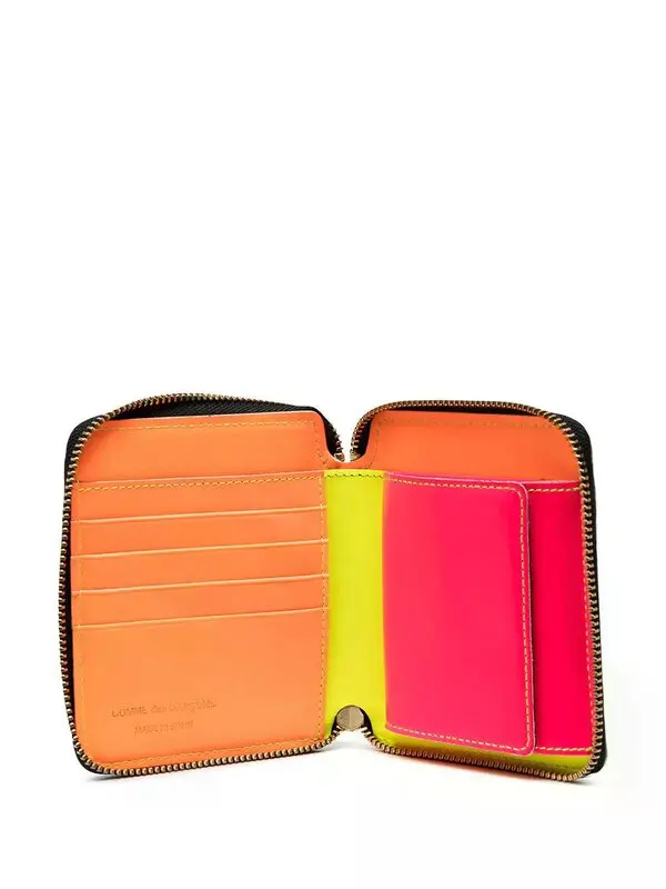 Comme Des Garçons Super Fluo Zip-around Wallet - Yellow