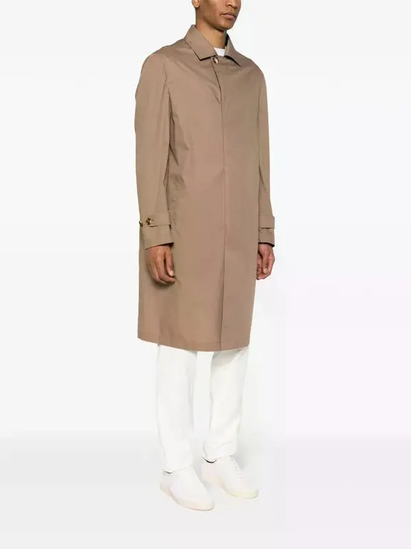 Brunello Cucinelli Single-breasted Lightweight Maxi Coat