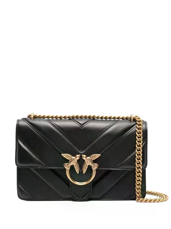 Pinko Shoulder Bag With Love Birds Buckle